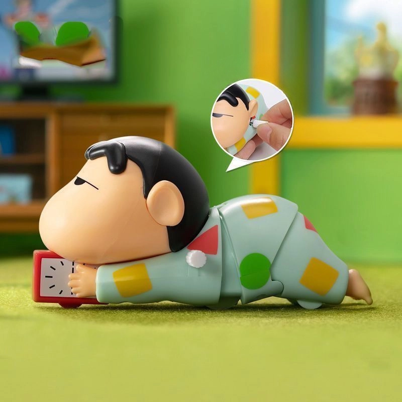 Crayon Shin-chan Dynamic Shin-life Series Kawaii Moving Toy Desk Decor ...