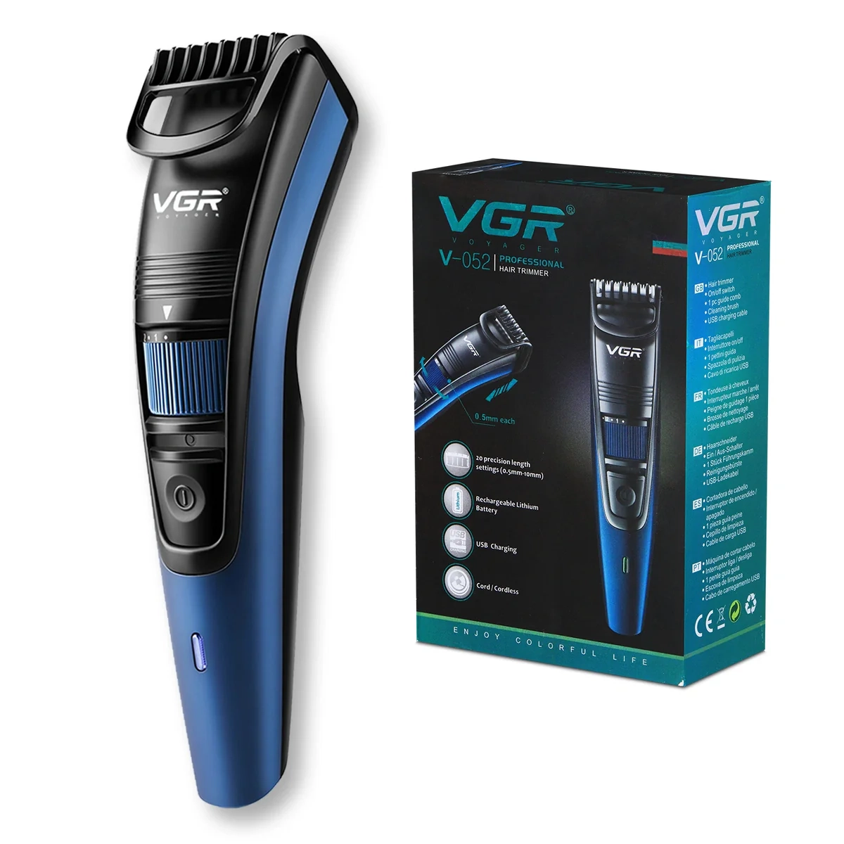 VGR V-052 Multipurpose Trimmer Hair Clipper & Beard Trimmer for men