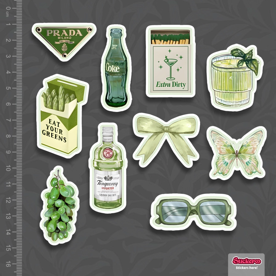 Green Life Stickers | Stickeroo