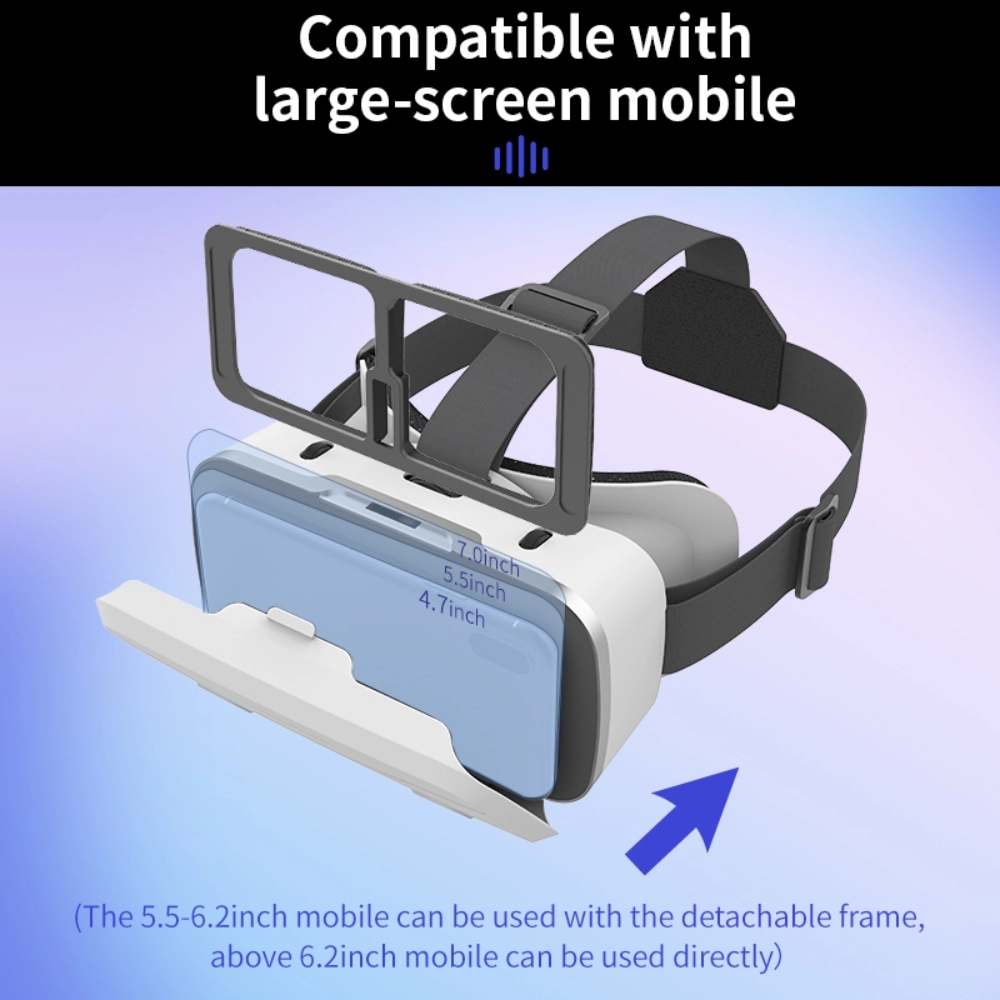 VR Shinecon SC-G15 3D Virtual Reality Box Gaming Glasses Headset for 4. ...