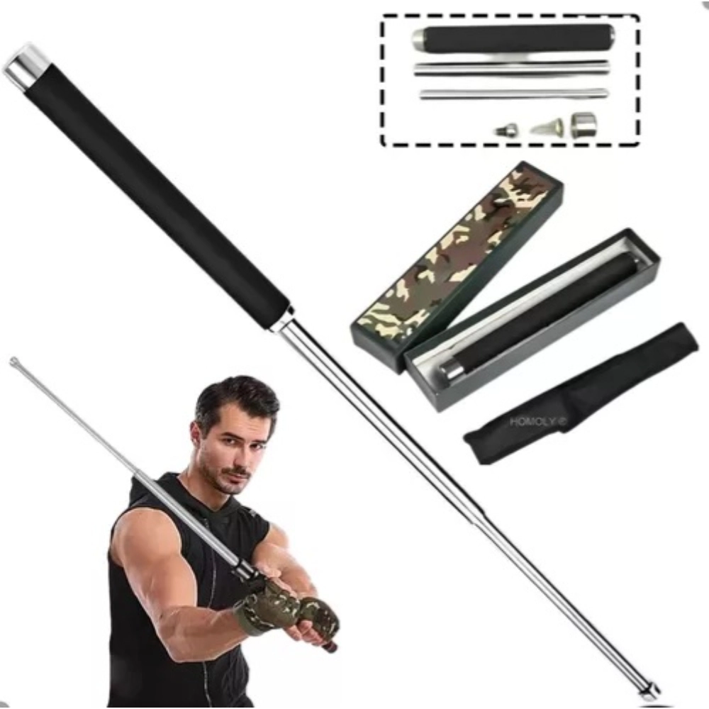 Heavy Material Foldable Easy Carry Self Defense Tactical Rod (Heavy ...