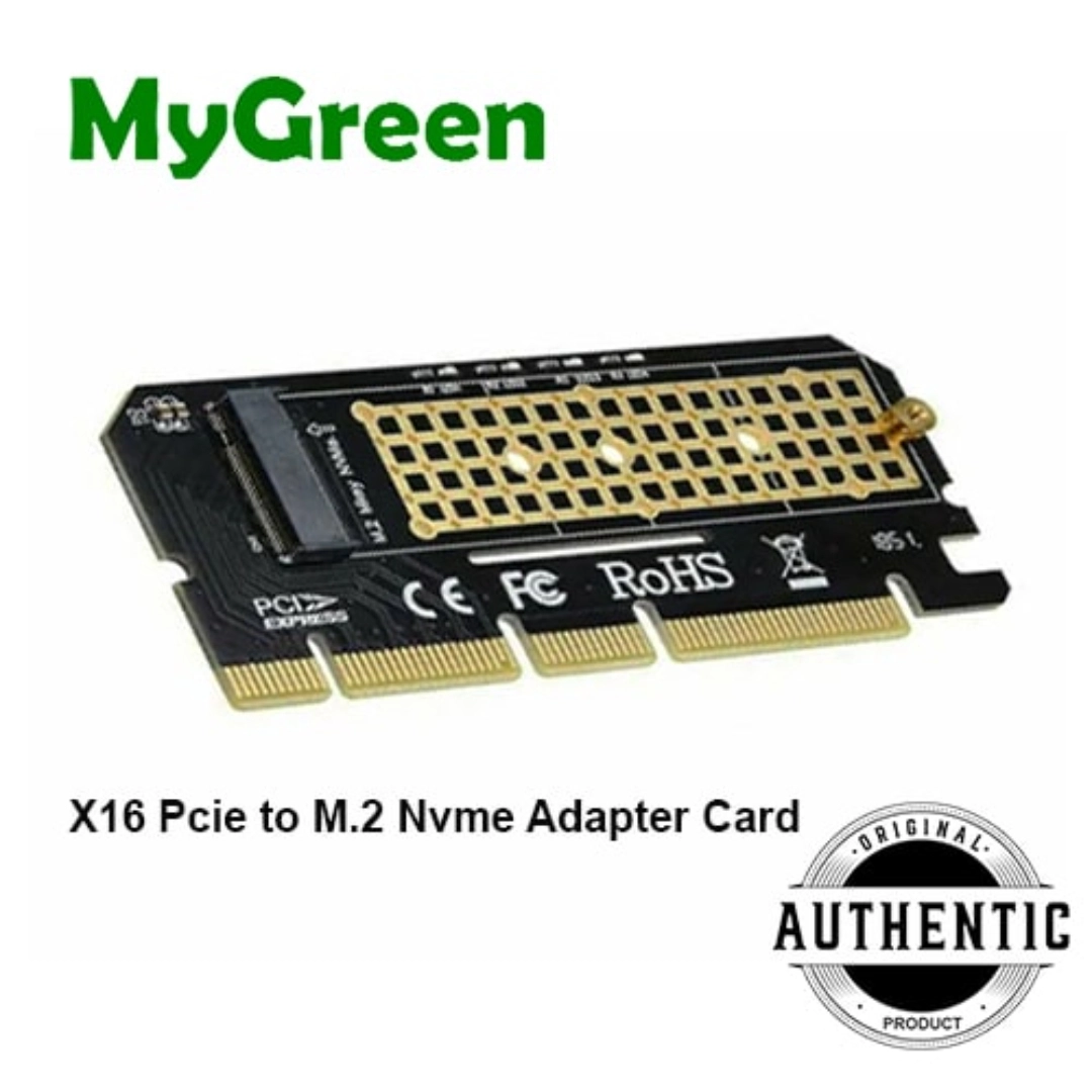 M.2 NVMe SSD To PCIE X16 Adapter NVMe SSD to PCIe 4.0 64Gbps Expansion ...