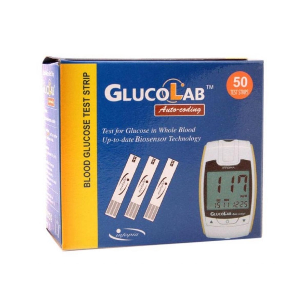 GlucoLab Glucometer Test Strips 50’pcs