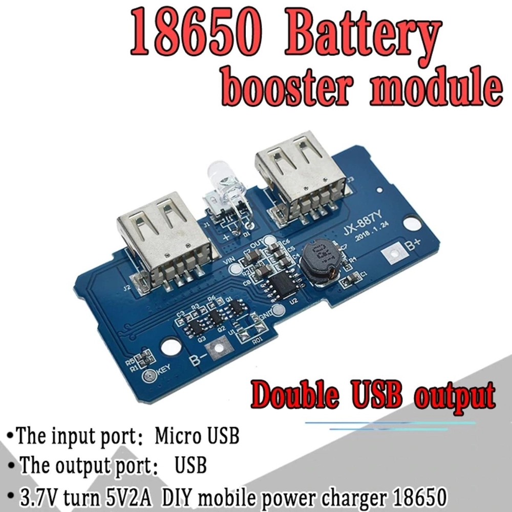 5V 2A 18650 Power Bank Charger Module Charging Circuit Board Step Up ...