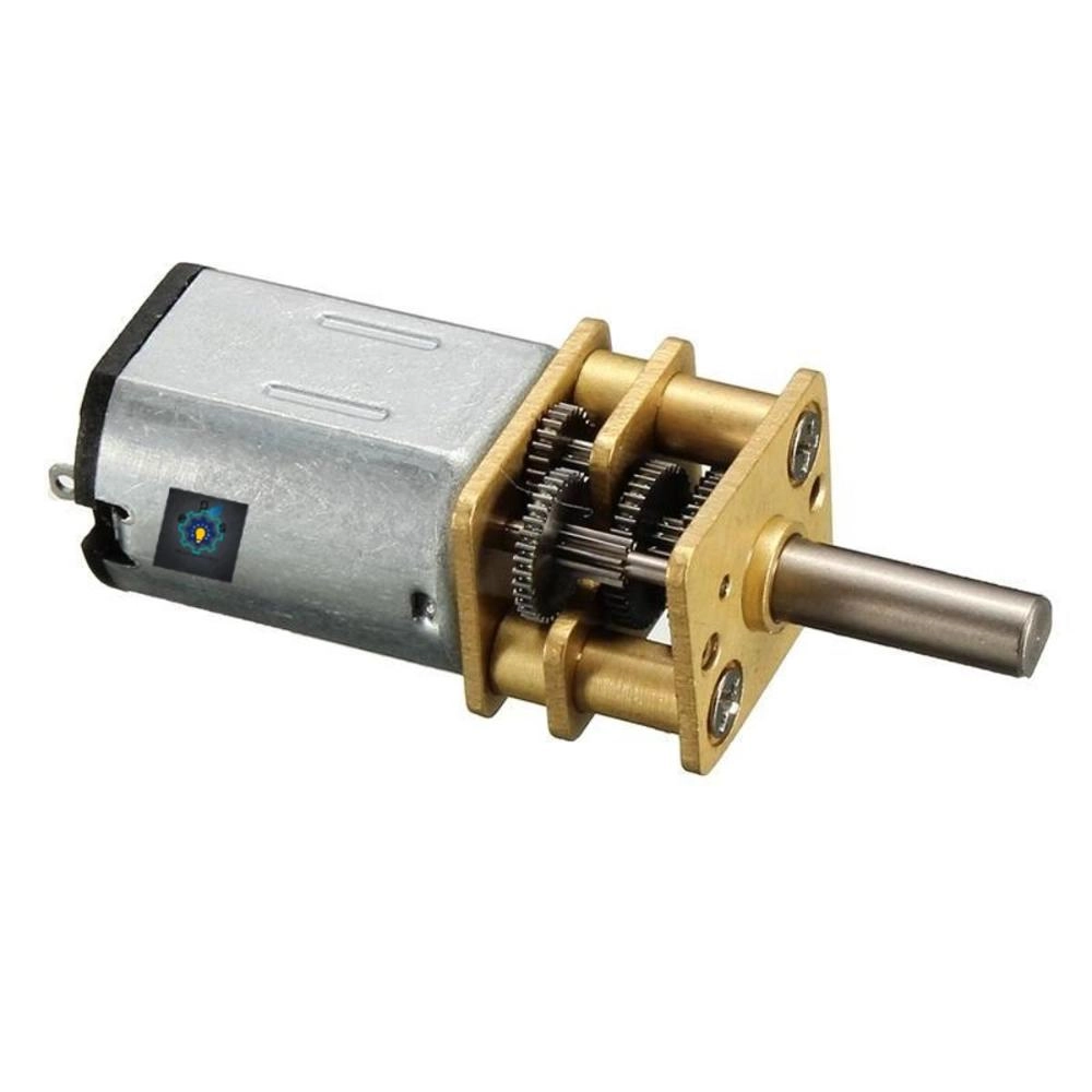 Micro Gear Motor for Small Robot Projects - Silver