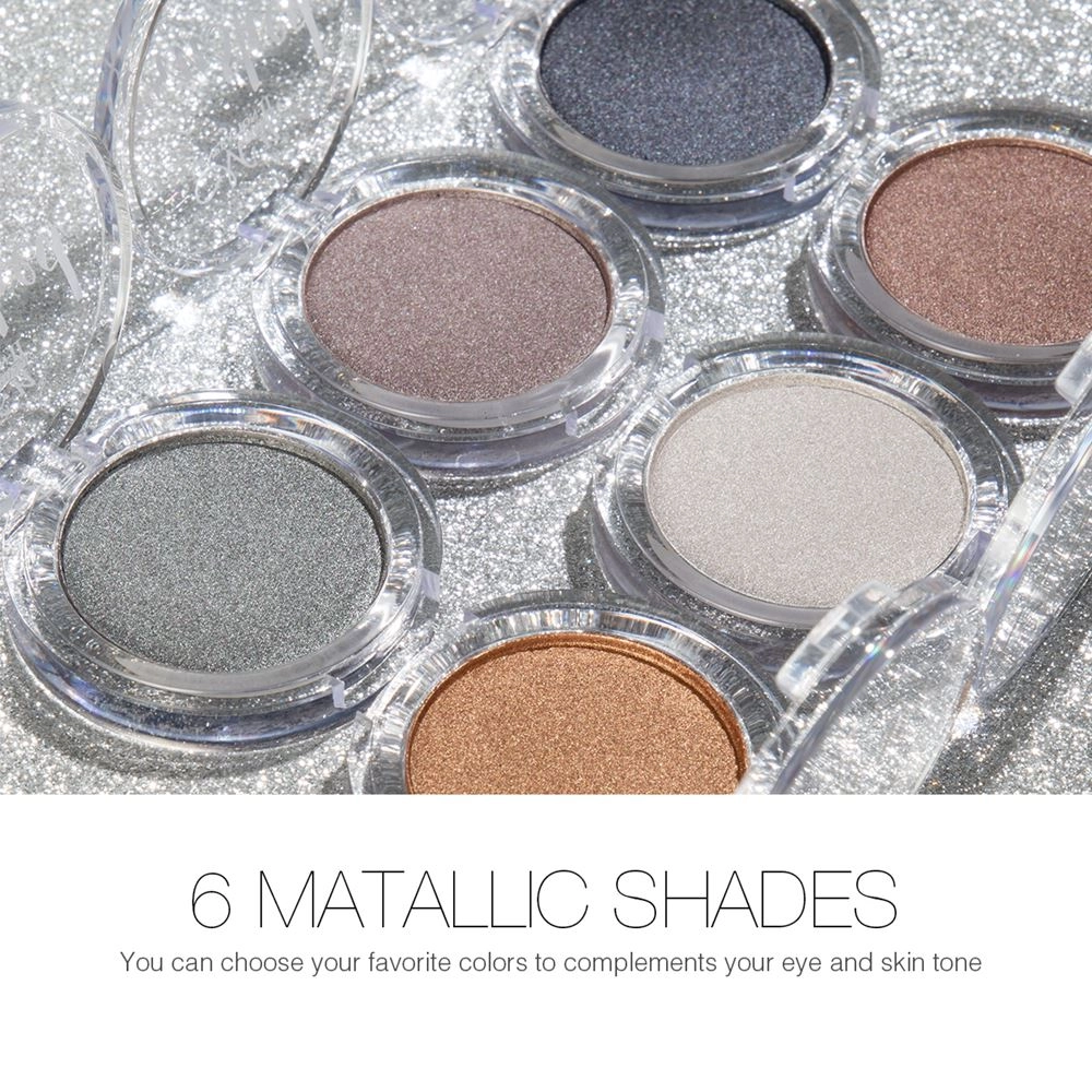 Menow E425 Cosmetic Eyes Makeup Single Metallic Eyeshadow Palette Eye ...