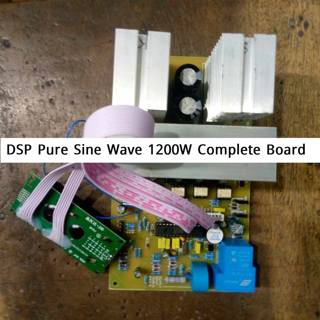 DSP Pure Sine Wave Complete Board 12 Transistor DSPIC30F2010 Pure Sine ...