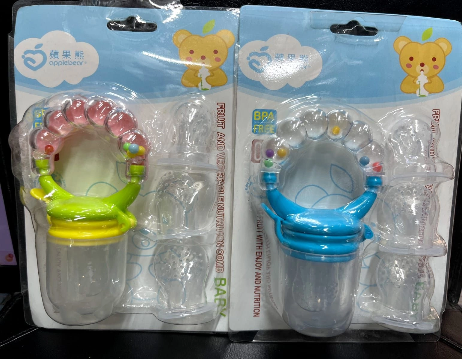 Rattle Fruits Pacifier set for baby (6months+)