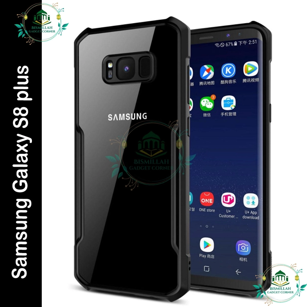 Xundd Back Cover for Samsung Galaxy S8 plus Transparent Hybrid Hard PC ...