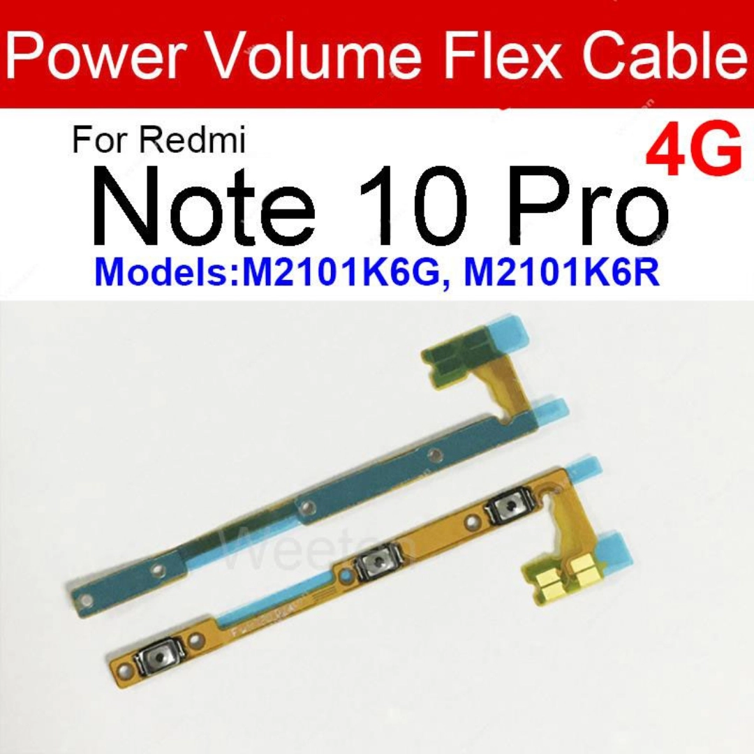 Redmi Note 9 10 Pro Note 11 11s 4G 5G Power on / off Switch Button Side ...