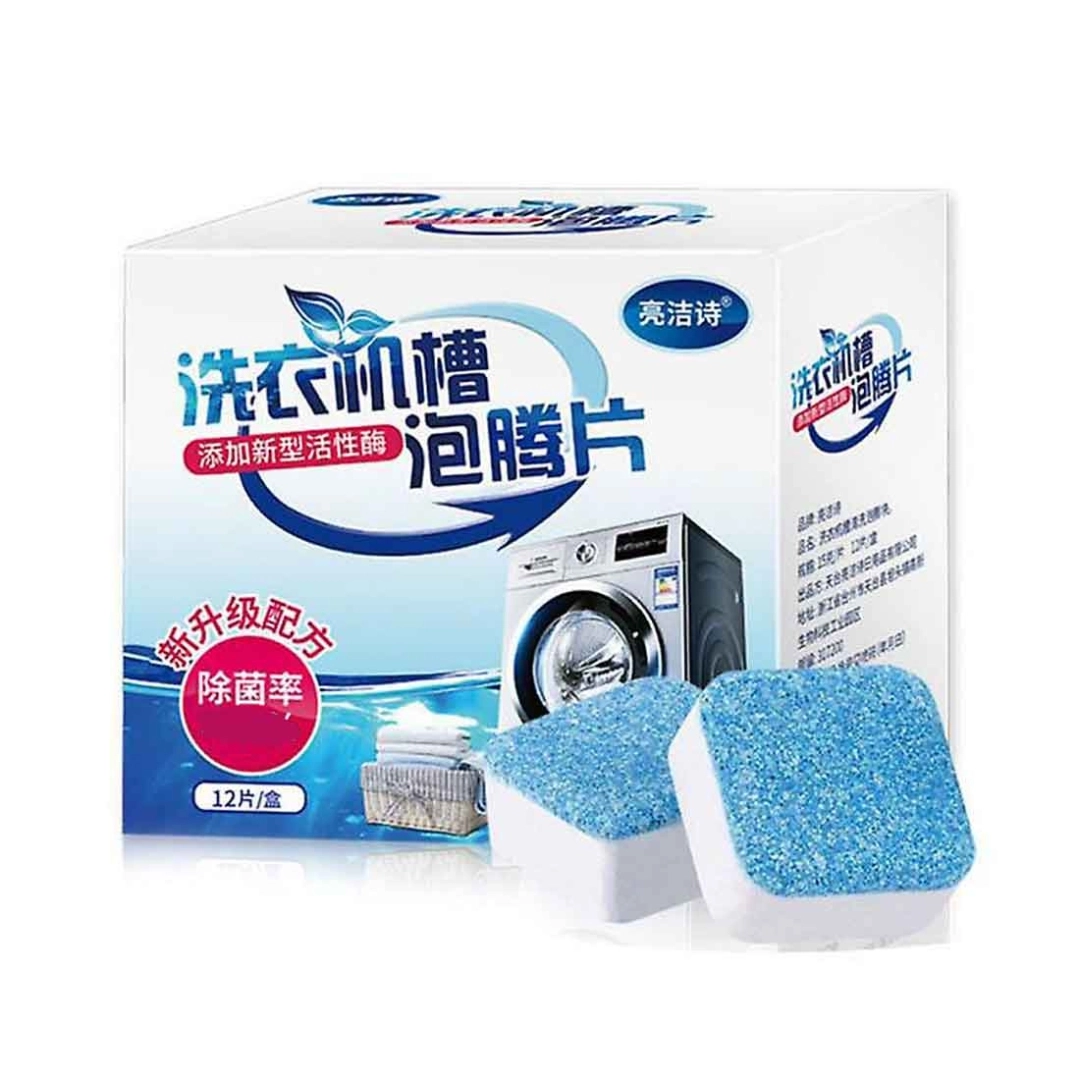 12 Tabs Washing Machine Mini Vacuum Cleaner Tablets Washing Machine ...