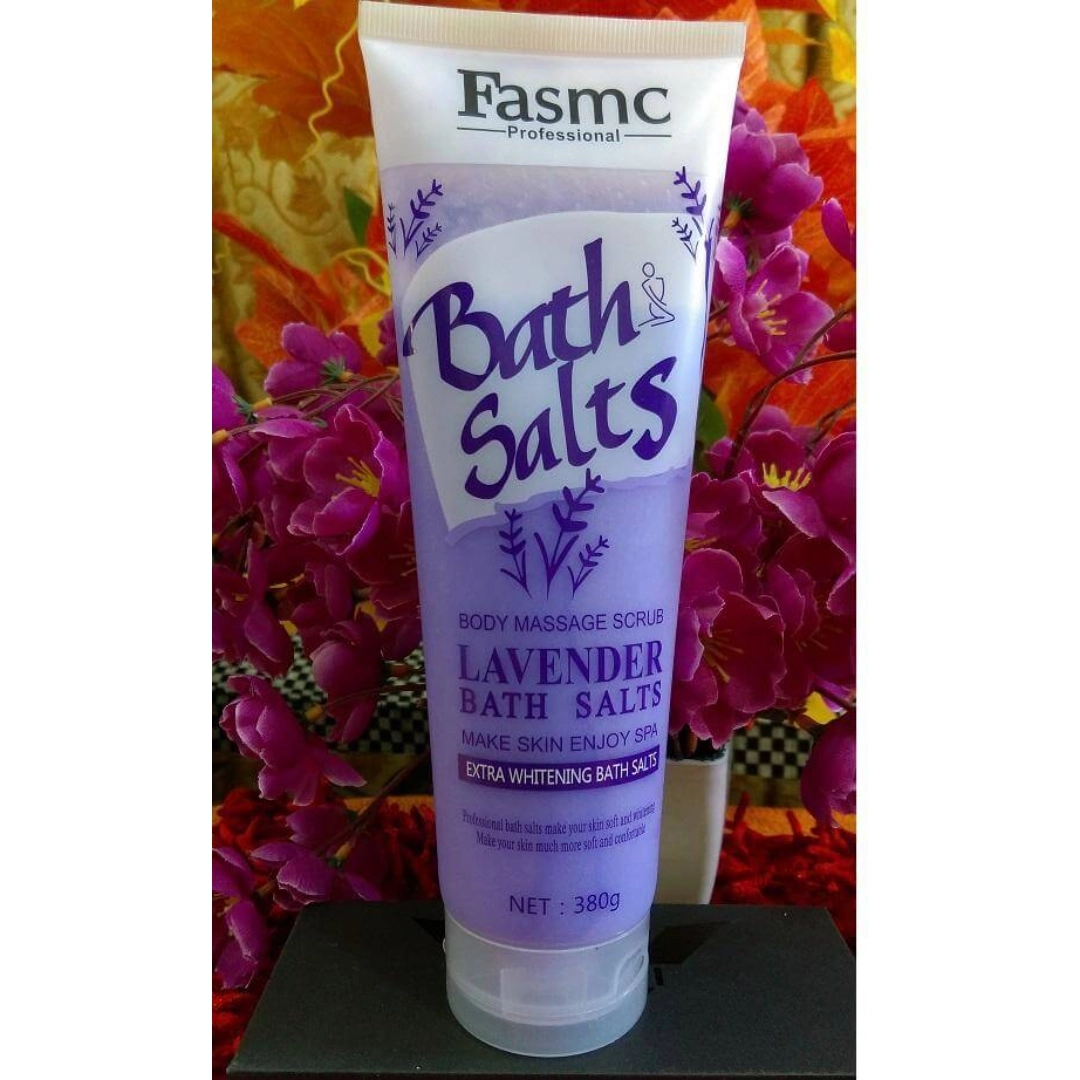 FASMC Bath Salts Body Massage Scrub - Lavender - 380gm