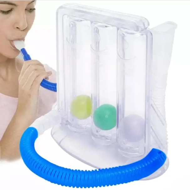 3-Ball Deep Breathing Exerciser Lung Deep Breath Trainer Incentive ...