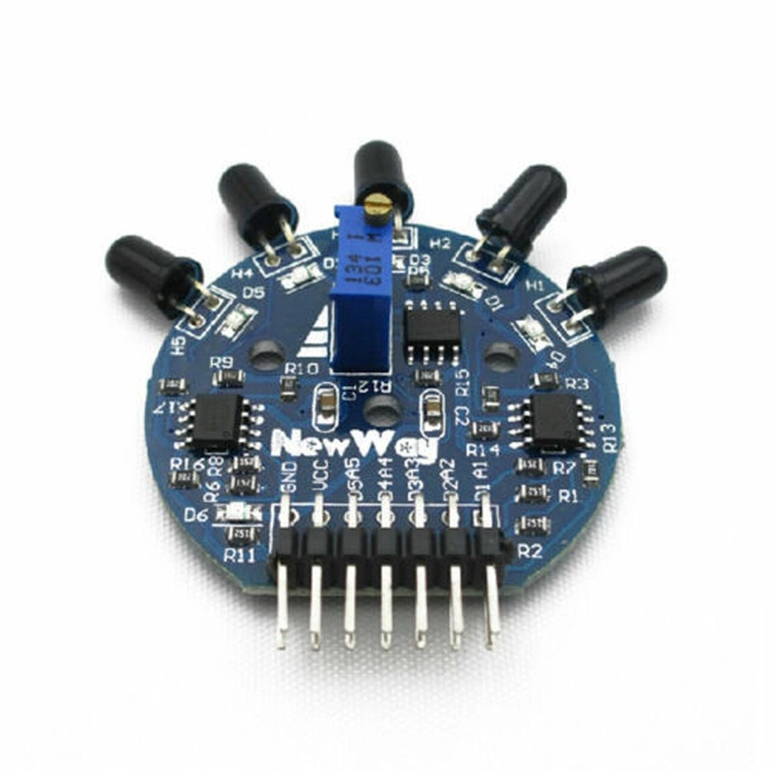 5 LED FLAME Sensor For Fire Detection Module 5 Way IR Flame Sensor ...