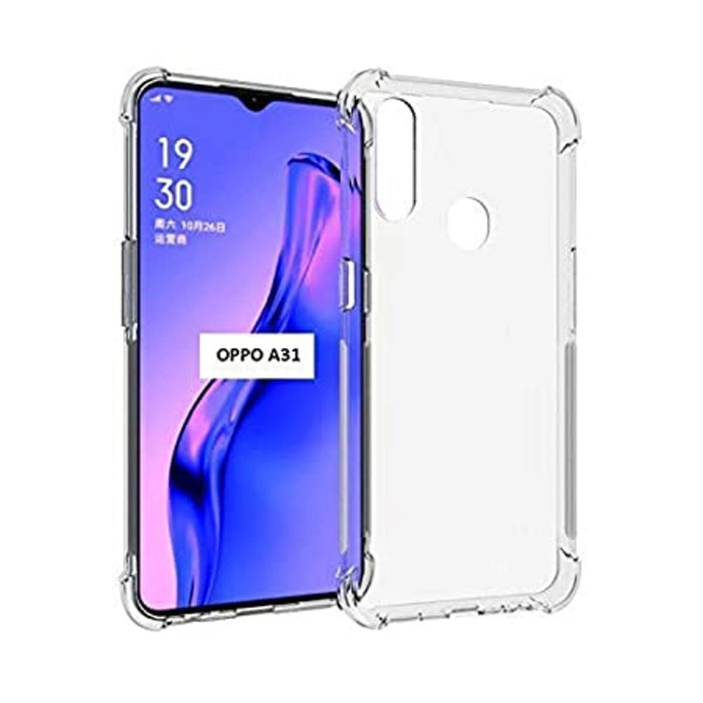 For Oppo A31 Transparent Anti Shock Side Bumper Corner 4D Crystal Clear ...