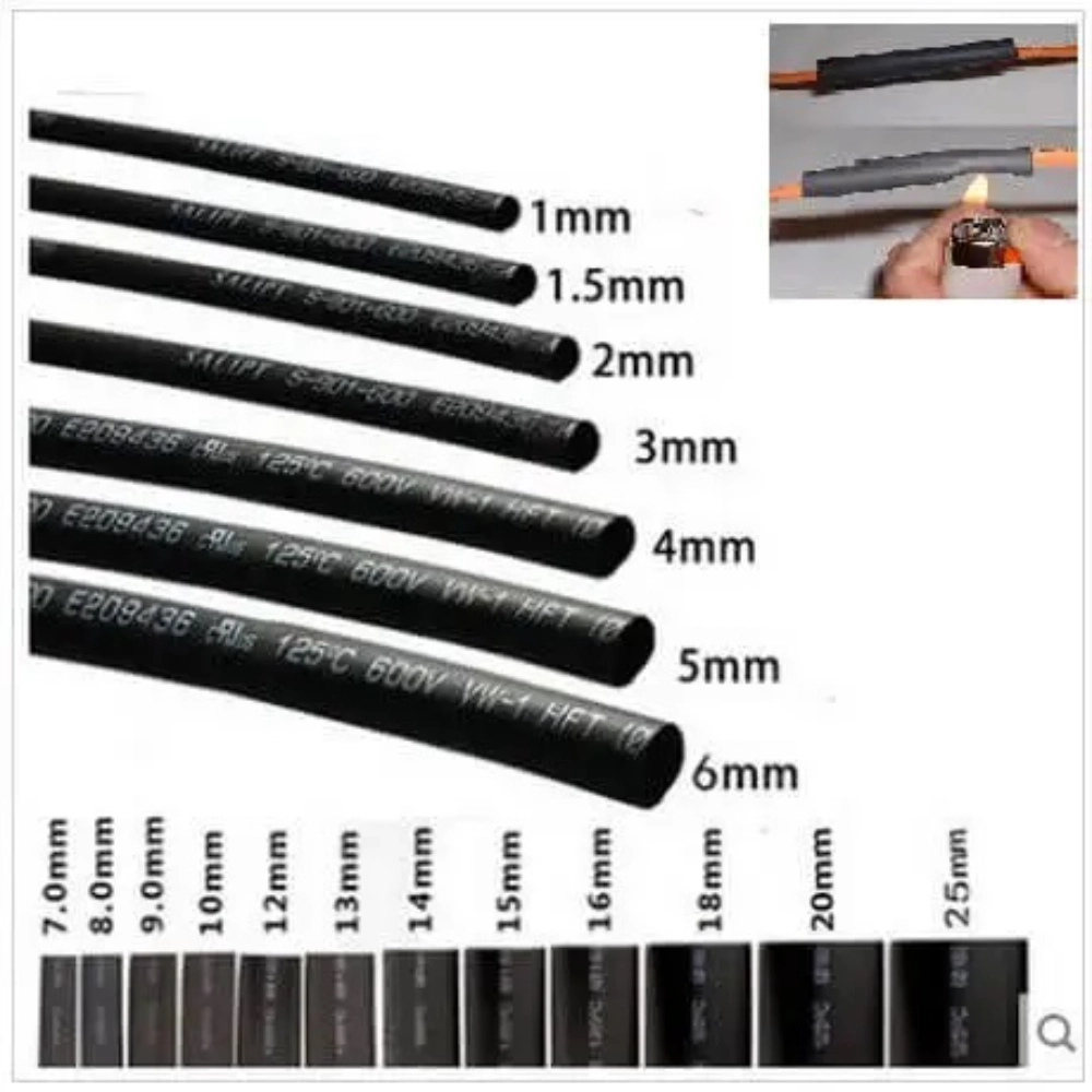 Heat Shrink Tubing Tube Assortment Wire Cable Insulation Sleeving Kit ...