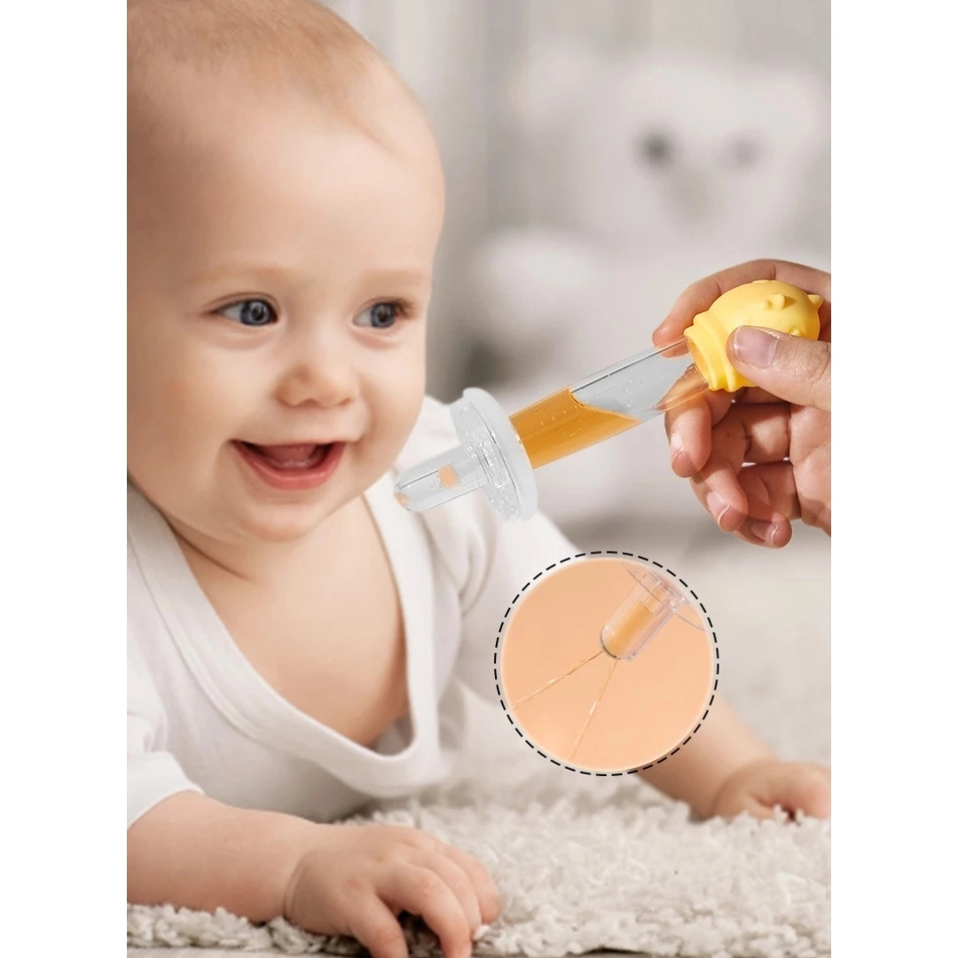 Smart Cartoon Bear Baby Dropper Feeder - Infant Medicine Dispenser ...