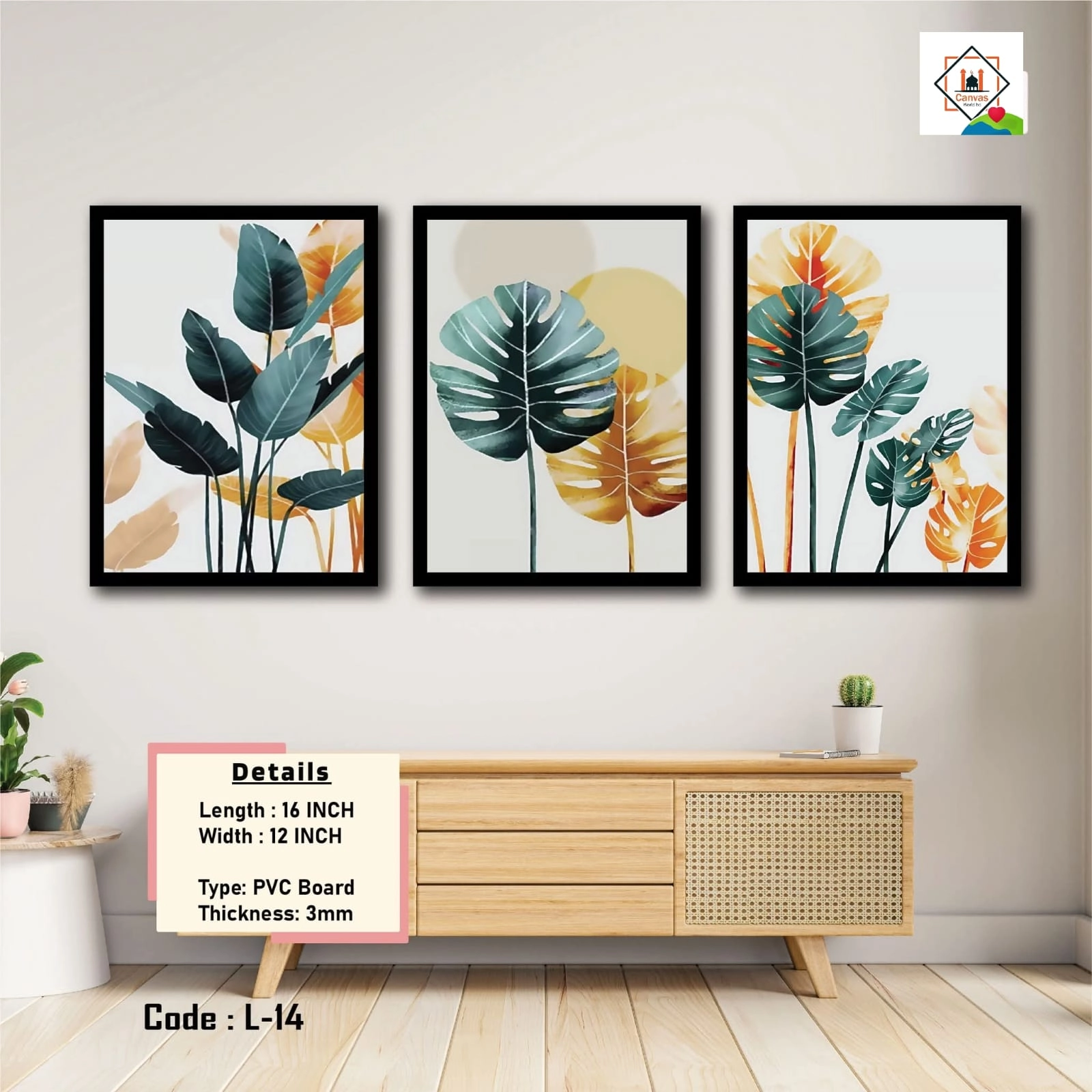 3 pes Most Unique Combo Wallmate Set – Perfect for Home & Office Wall ...