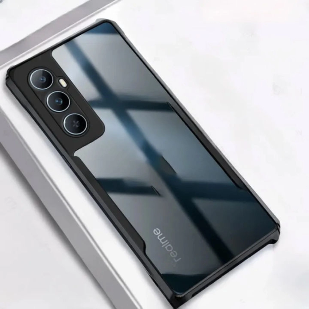 Shockproof Crystal Clear Back Cover Case for Realme C65 4G | 360 Degree ...