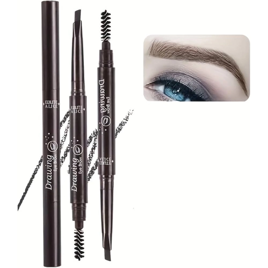 Brand New Drawing Double Headed Eyebrow Pencil With Brush
