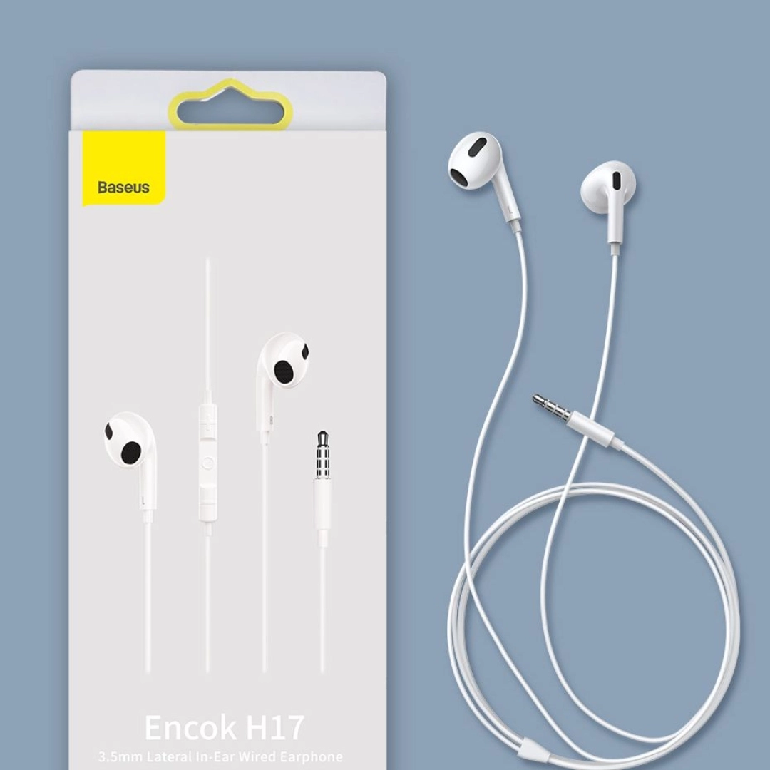 Baseus Wired Earphone H17 3.5mm In-Ear with Microphone for Smartphones