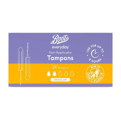 Boots Tampons Non Applicator Regular 24pcs