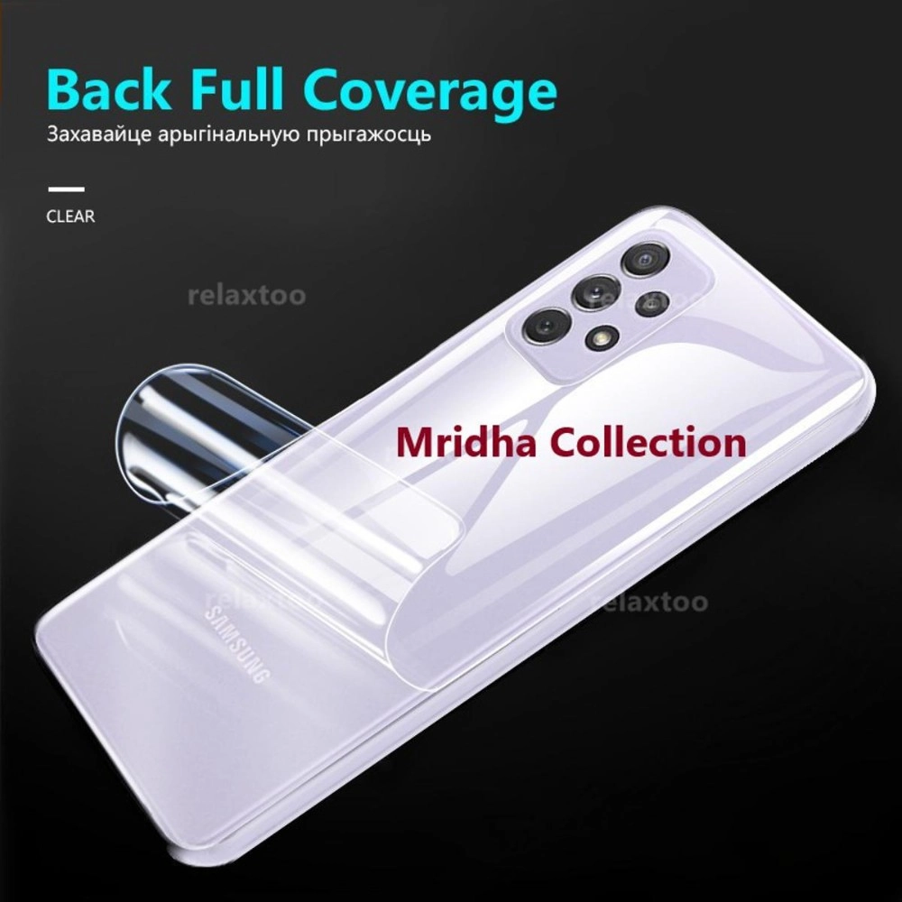 Samsung Galaxy A73 5G TPU Protective Film Hydrogel Back Poly Protector ...