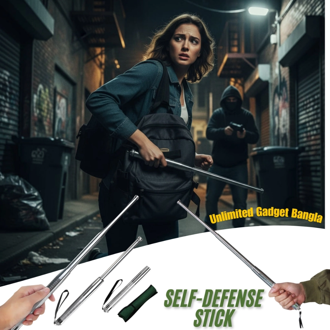 "25 Inch Self Defense Stick | Solid Steel Expandable Baton ...