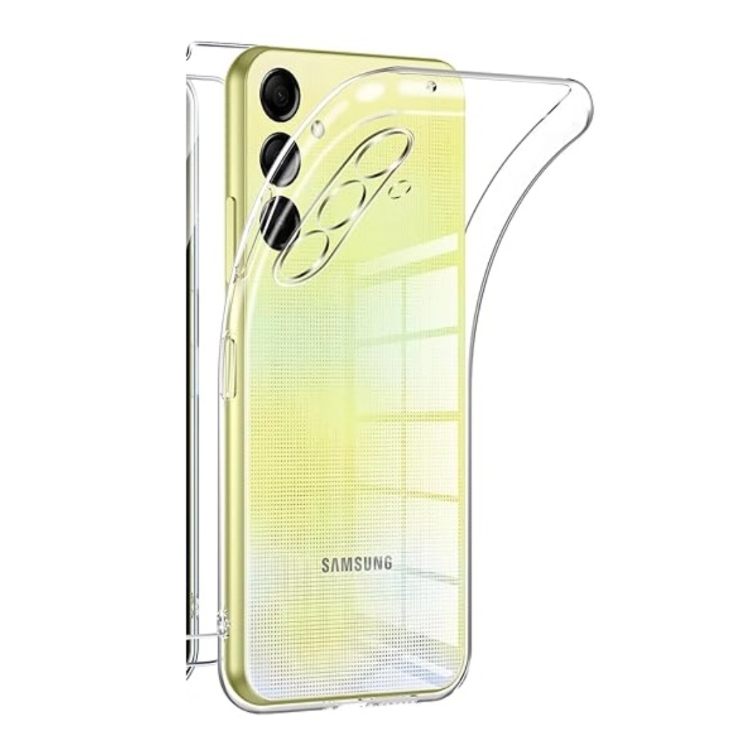 Samsung Galaxy A25 5G Flexible Clear Transparent Soft TPU Back Case Cover