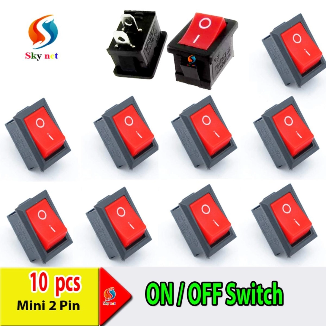 10 Pc Electronics Mini 2 Pin SPST on/OFF Switch for Electronic Circuit ...