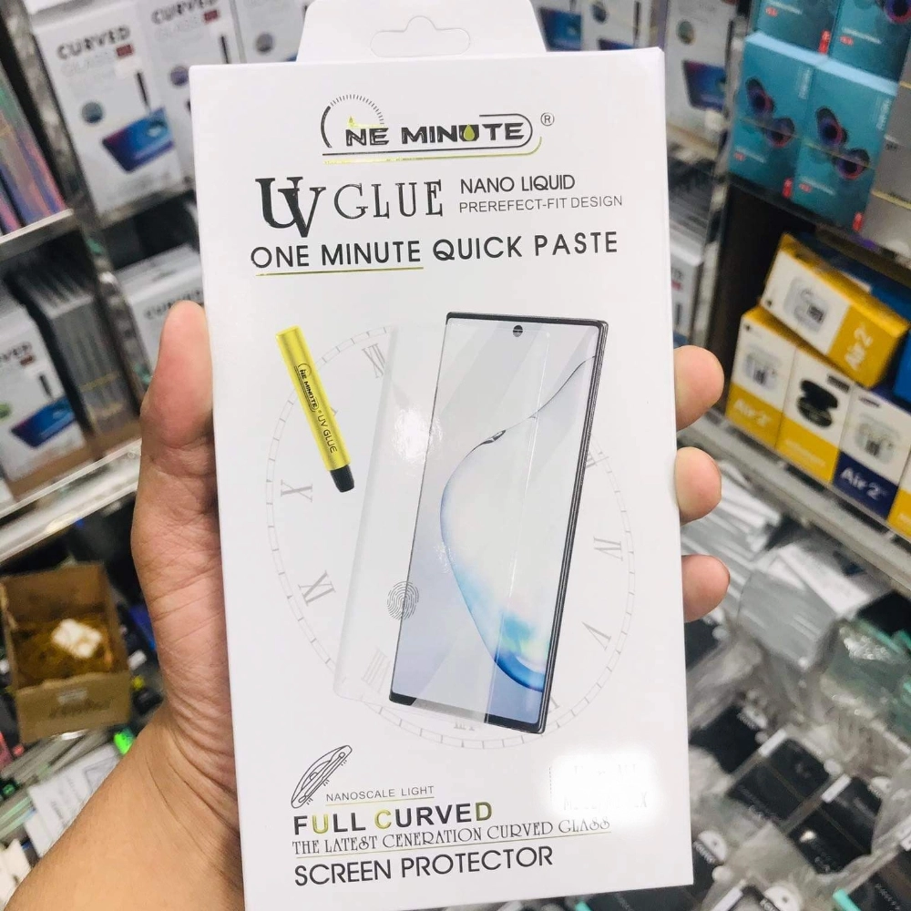For Samsung Galaxy S24 Ultra (A+ GRADE) One minute UV Light Adhesive ...