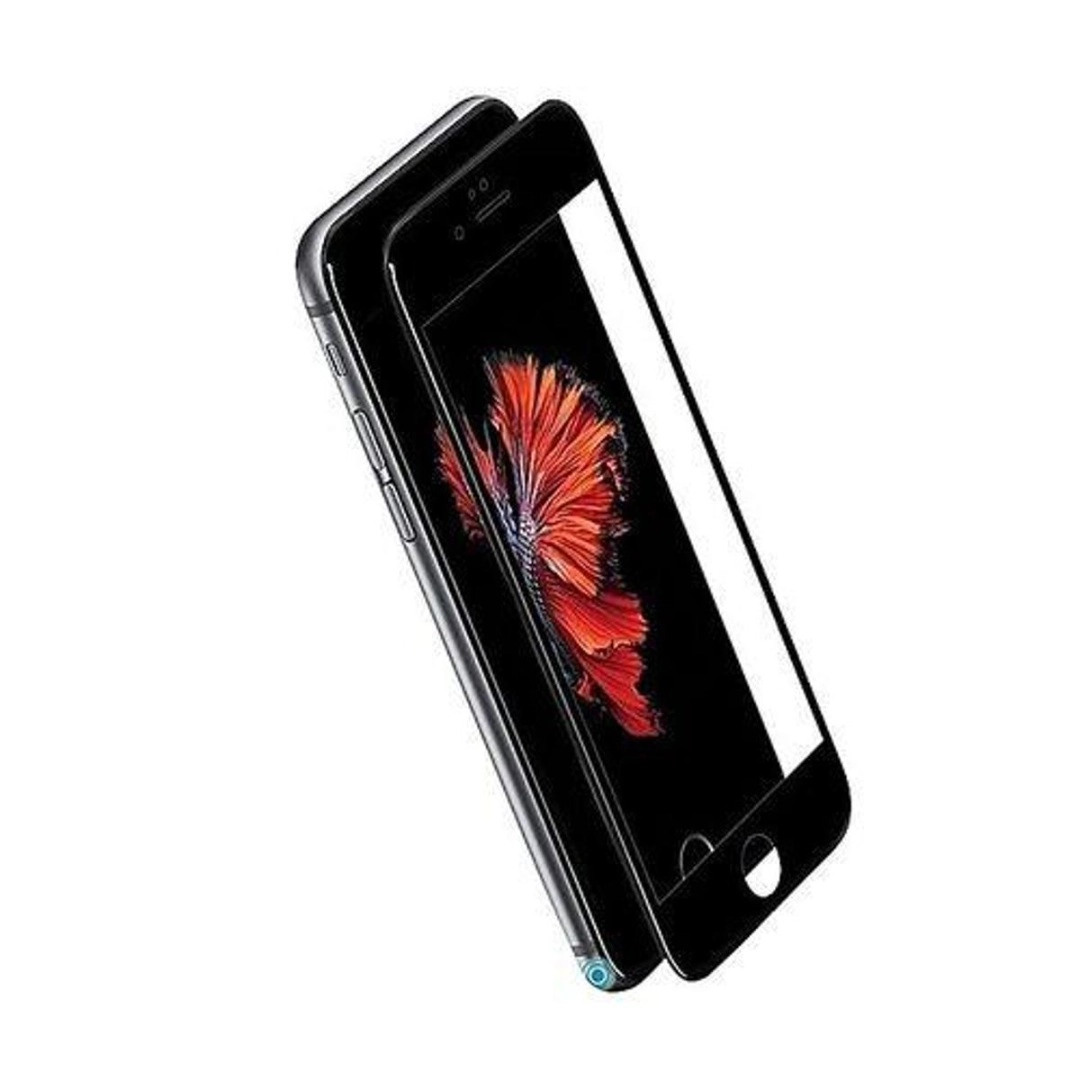 iPhone 7 Plus 5D Tempered Glass Screen Protector - Black and Transparent