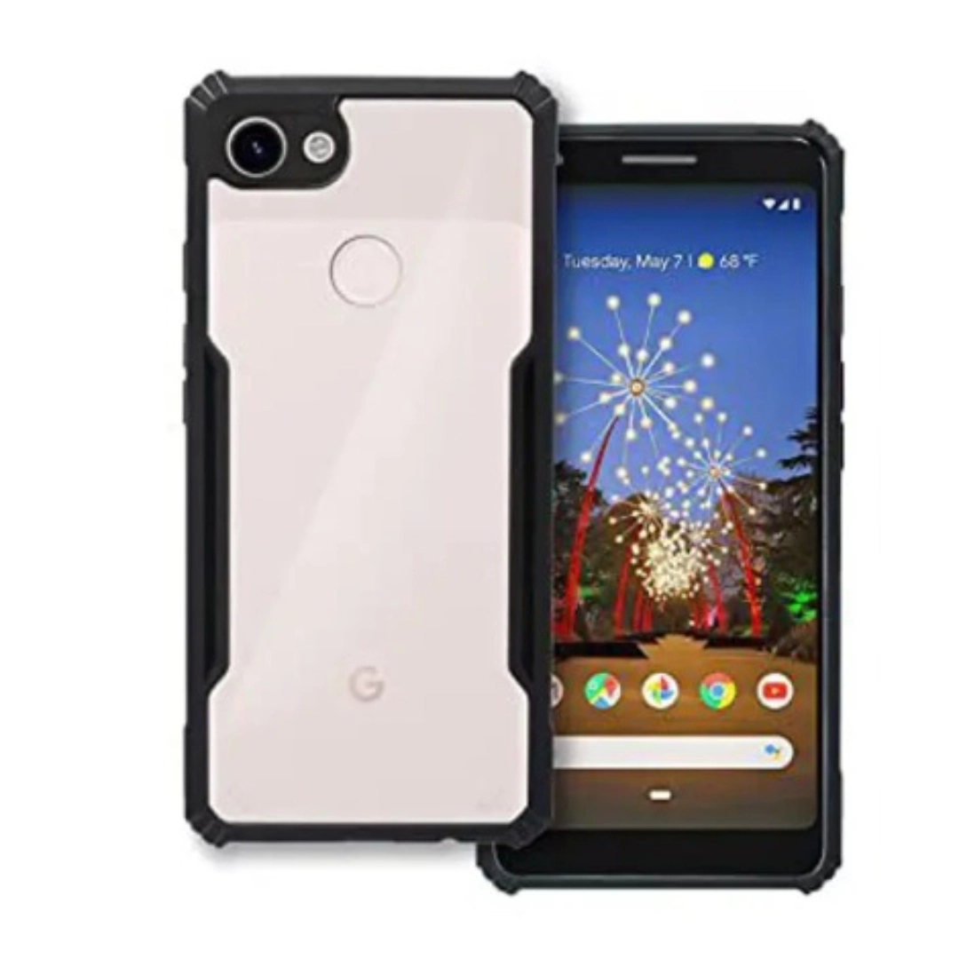 For Google Pixel 3 Compact Covers Xund Clear Raised Edges Protect ...