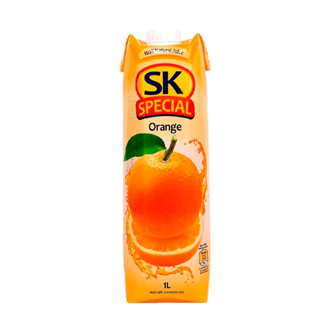 Sk Special Orange Juice 1 Liter Prisma 100% Natural Juice