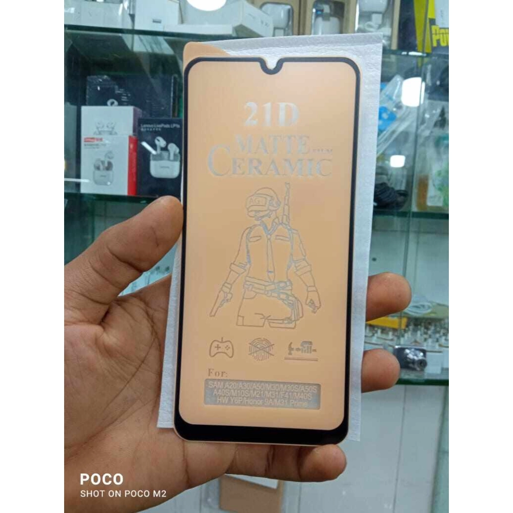 For Oppo A9 Matte Tempered Ceramic glass Screen Protectored Ceramic ...