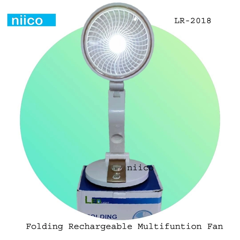 Rechargeable Air Circulation Durable Folding Fan Model: Defender Rep=02 ...