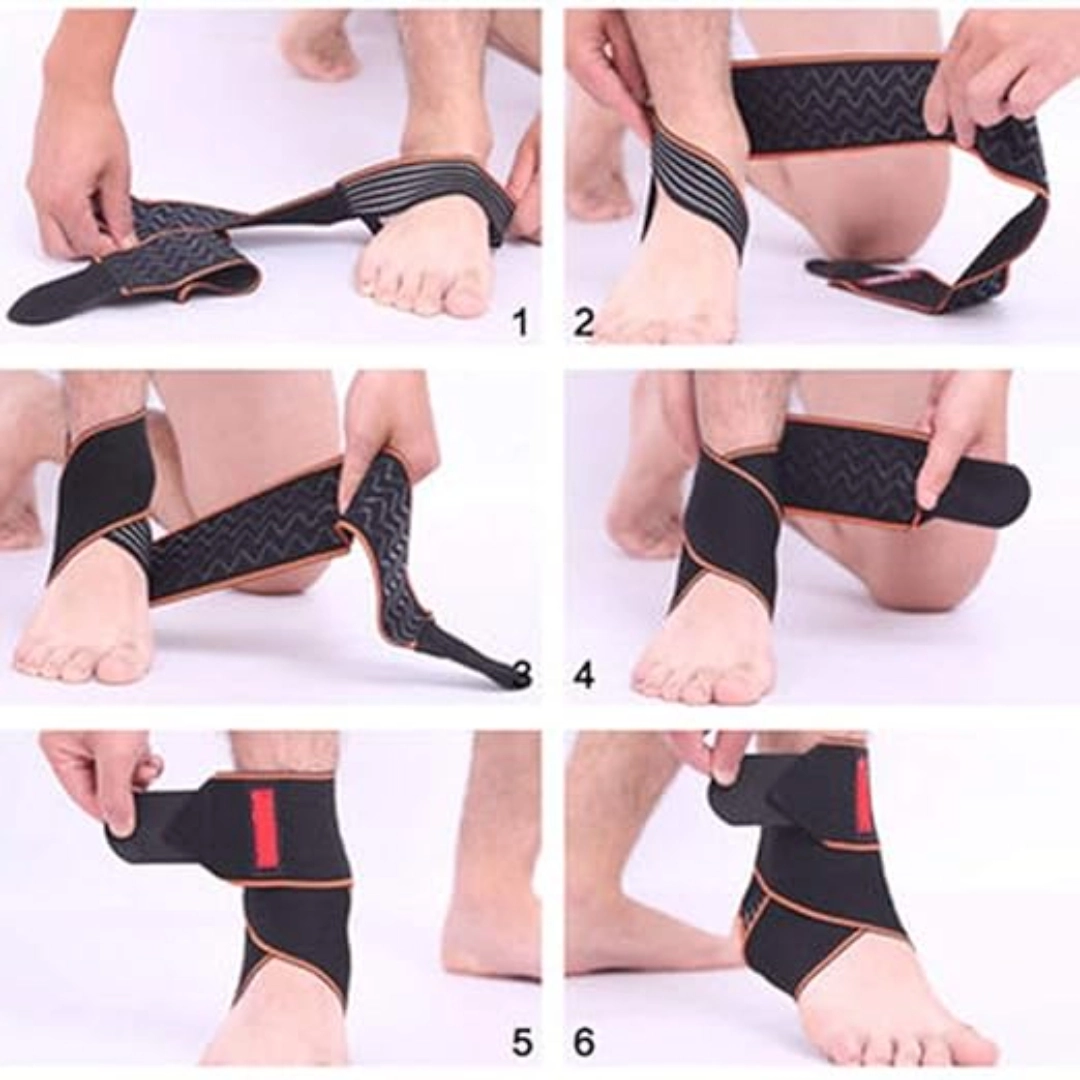 Cross-border bandage winding sports ankle protection basketball ...
