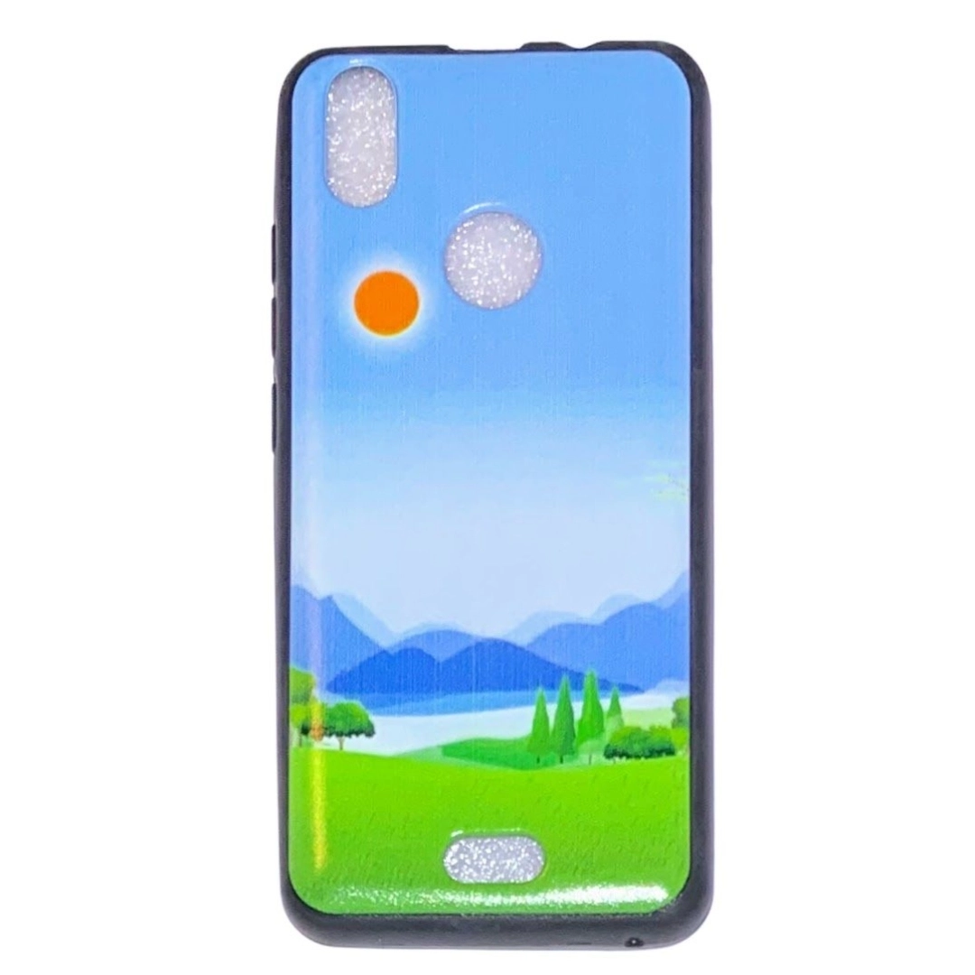 For Symphony V128 Fashion Printed Textured TPU Protective Soft Case ...