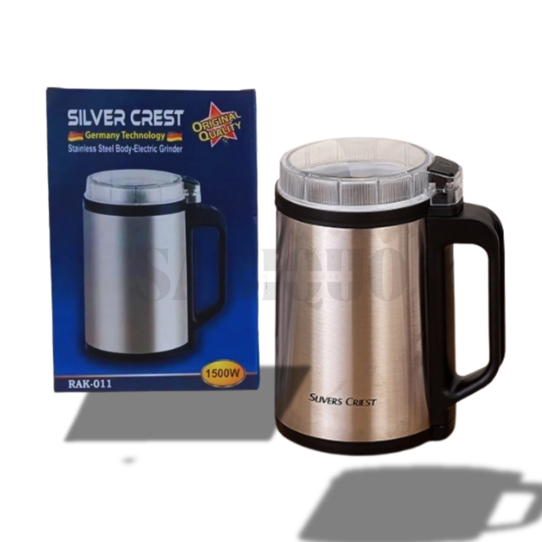 Silver Crest Stainless Steel Electric Mini Grinder 1500W | Premium ...