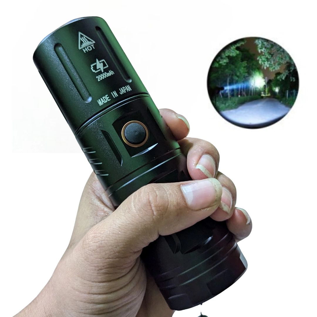 HIGH POWERED MULTI PURPOSE Zoomable Strong Light T40 LED Flashlight USB ...