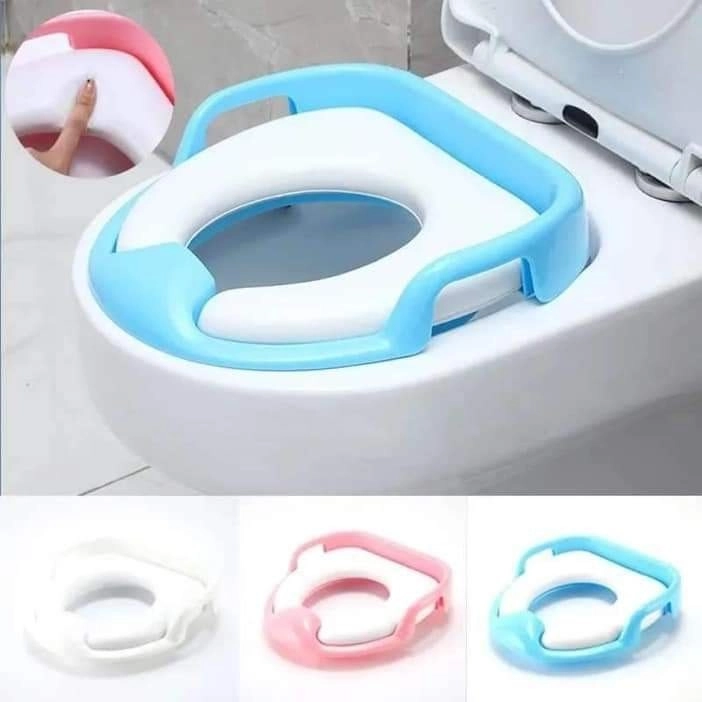 Baby Soft Washable Toilet Seat With Handler For Kids/ Baby Potty Ring ...