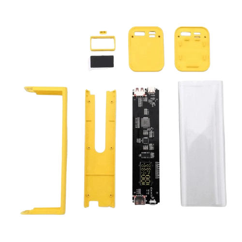 Transparent Power Bank Fast Charging Case With Display For 8*18650 ...
