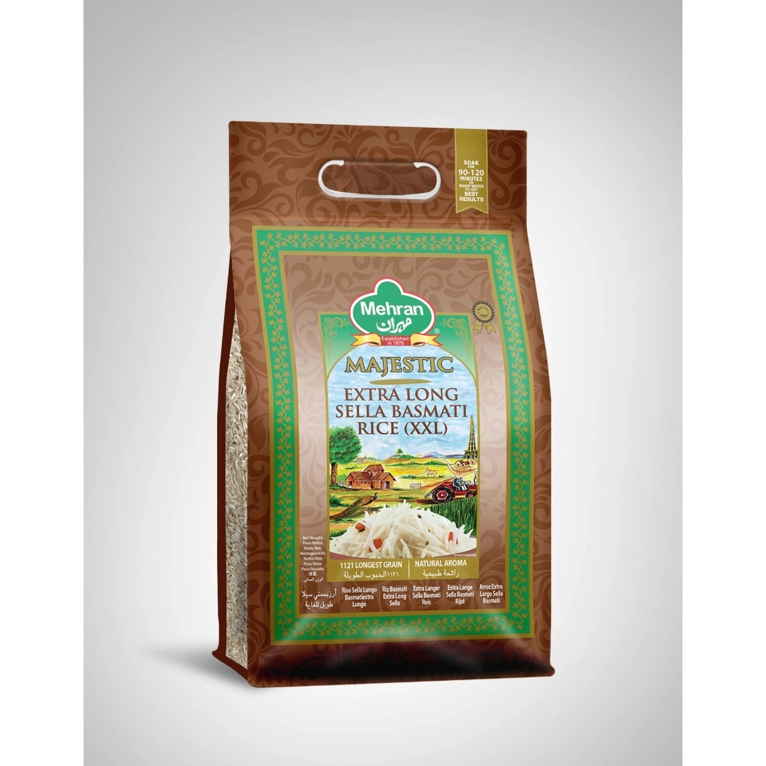 Mehran Long Grain Super Sella Basmati Rice - 2Kg