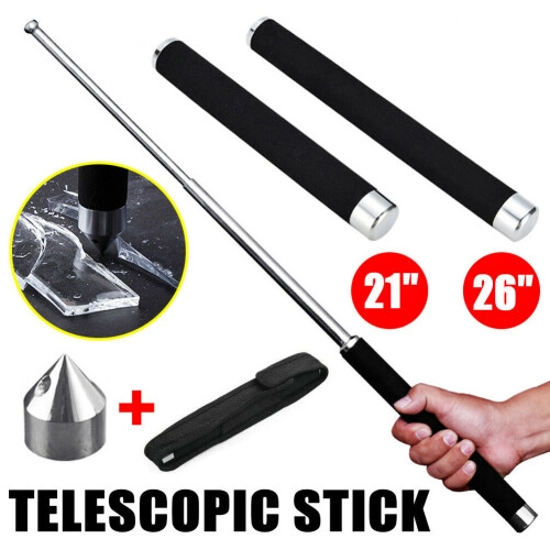 Metal Extendable Self-Defense Stick with Bag Metal Extendable Self ...