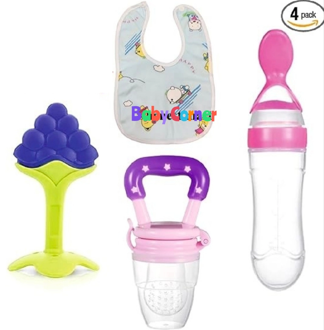 Roforuf Fruit Feeder 1 pcs, Silicone Baby Food Dispensing Spoon 90 ml ...