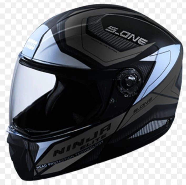 Studds Ninja Modular Full Face Bick Helmet