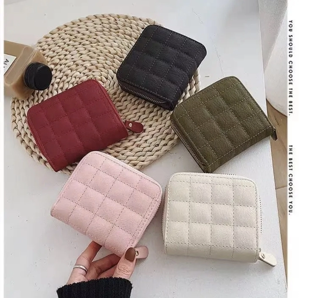 Mini Women's Short Zipper Zero Wallet Soft Leather Bag Anti-theft ...