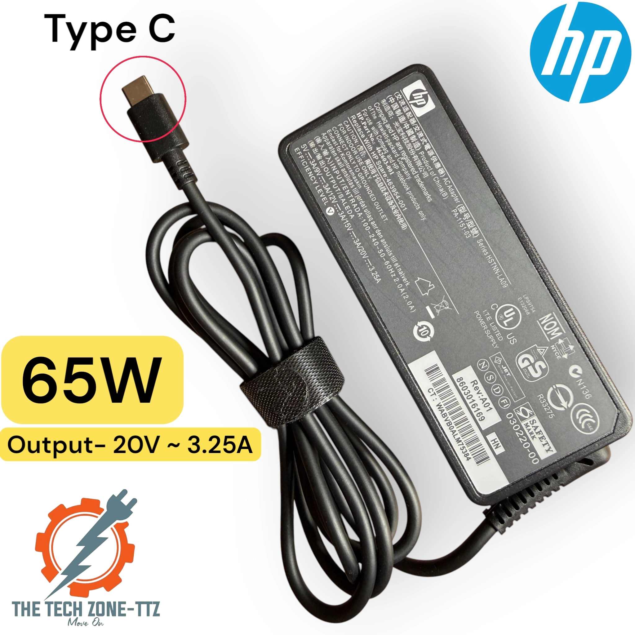 HP Type C 65W Laptop Charger Adapter For Hp all models