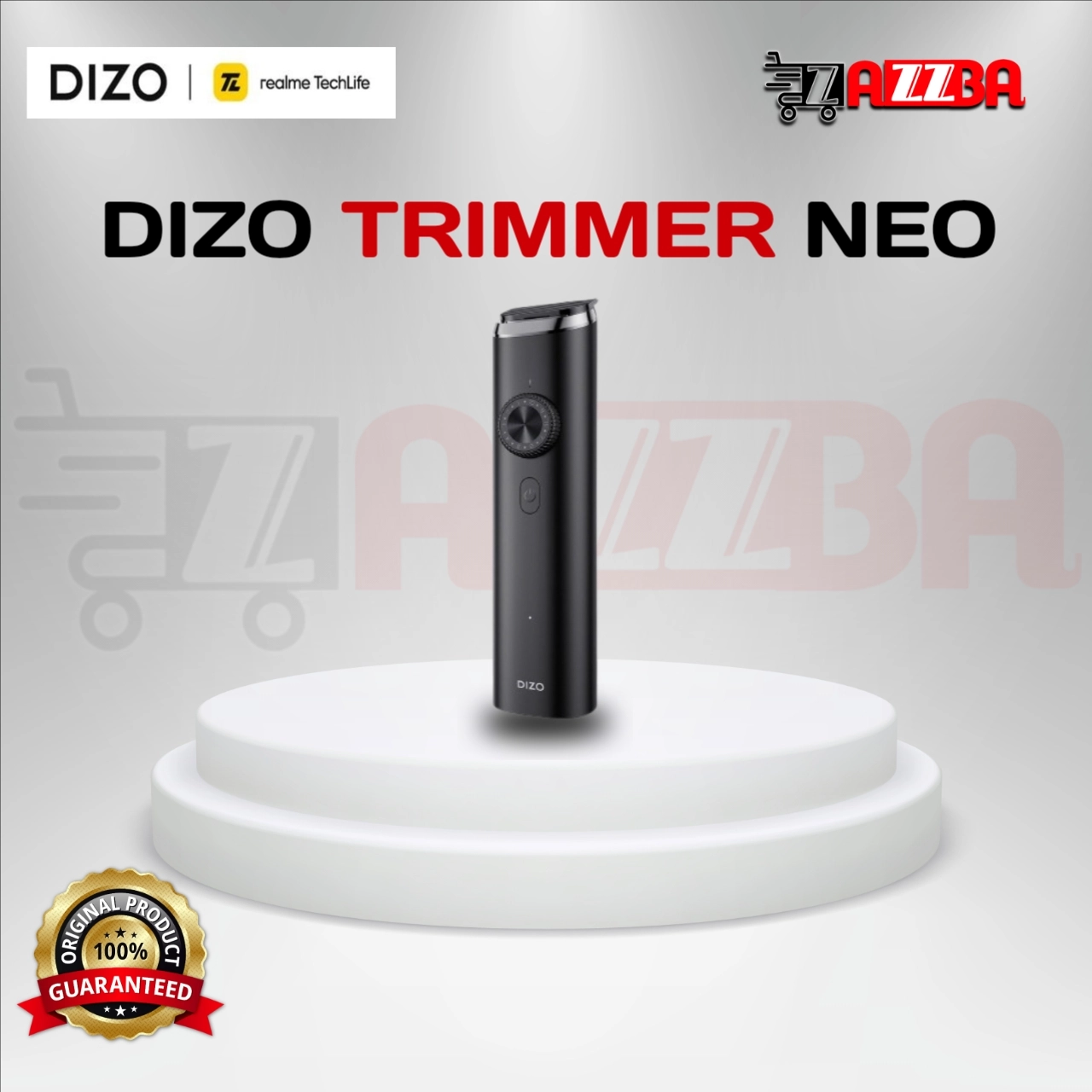 DIZO Trimmer Neo For Men – Precision Beard & Mustache Trimmer with Up ...