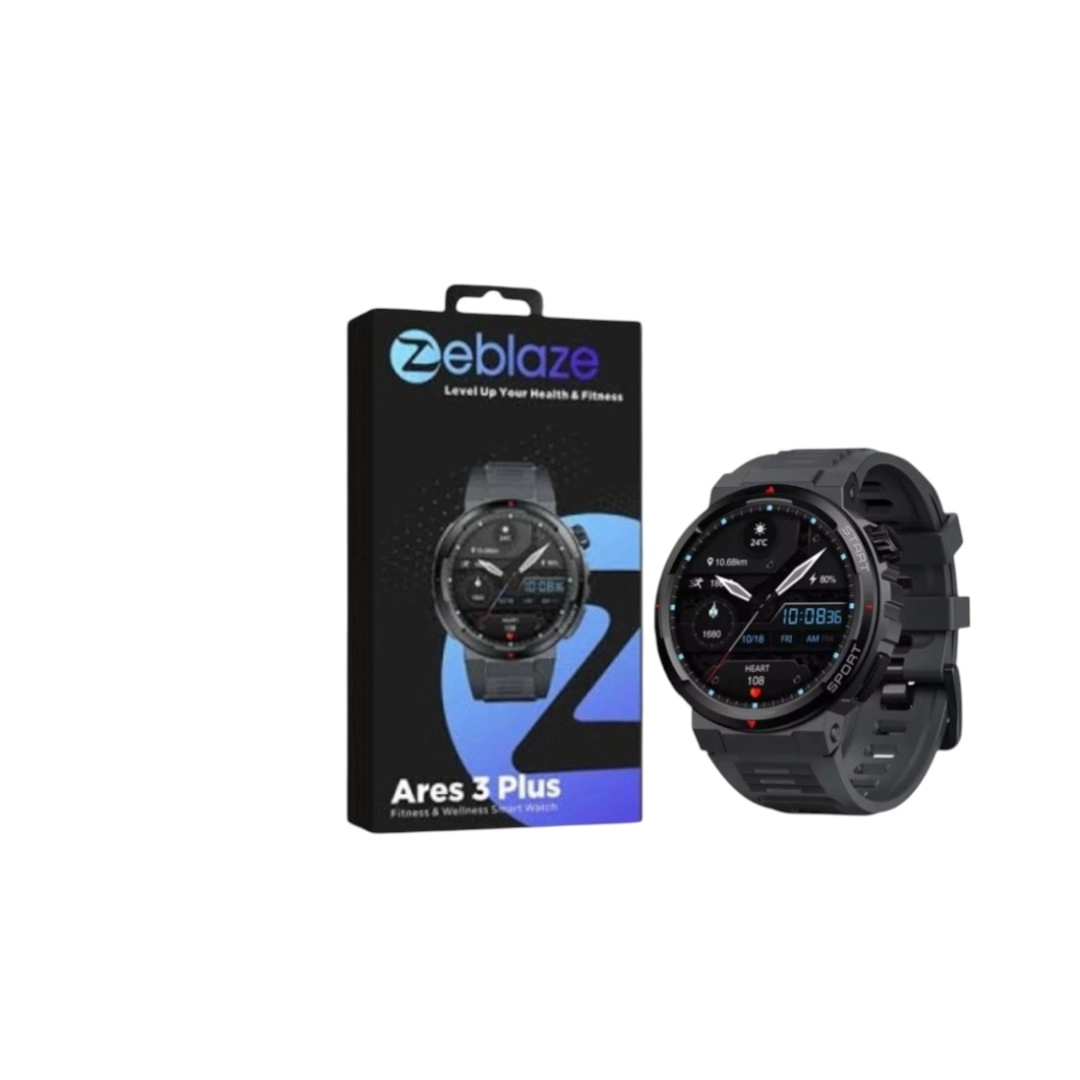 Zeblaze Ares 3 Plus – 1.43″ Ultra HD AMOLED Smartwatch with Bluetooth ...